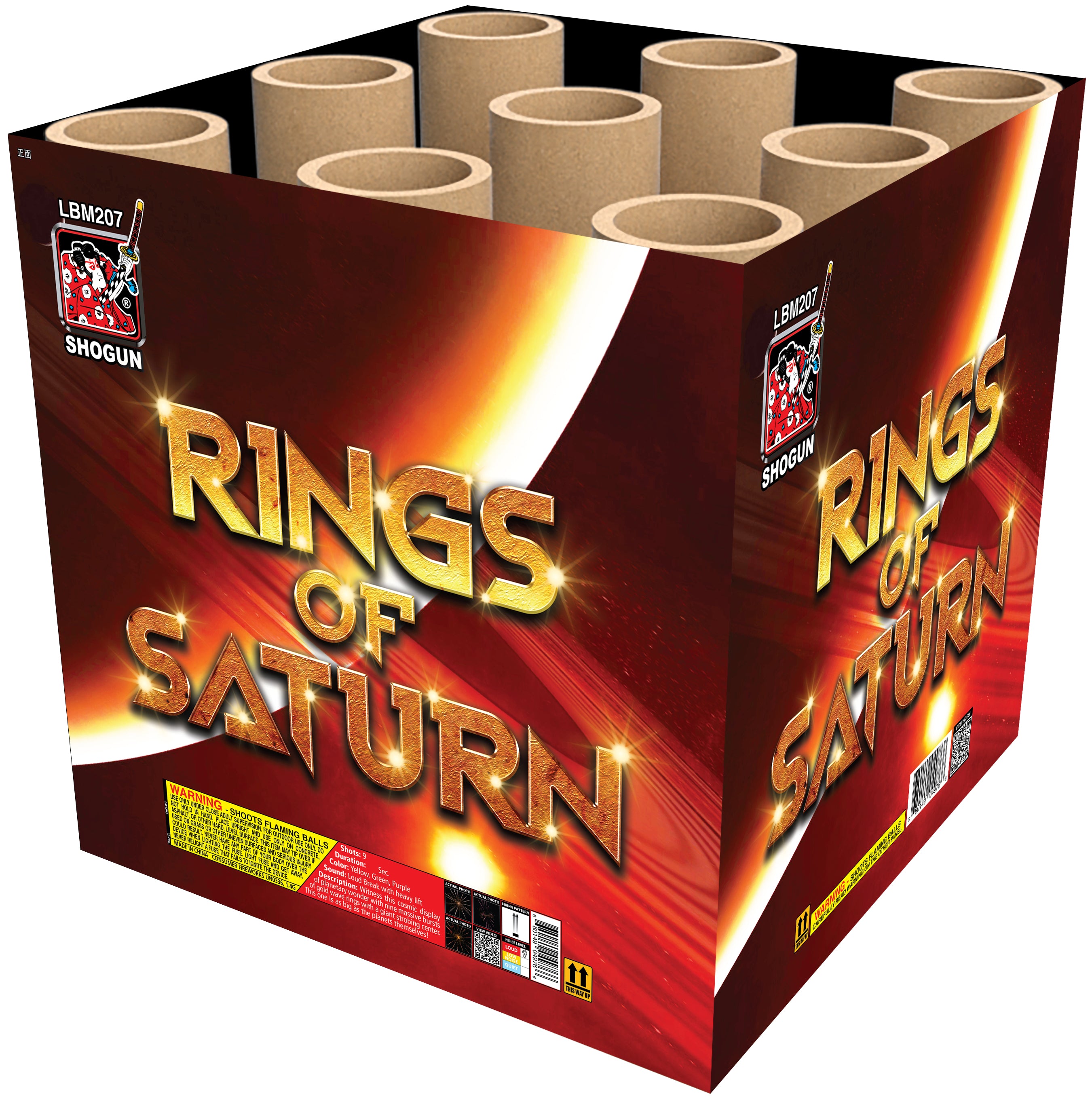 Rings of Saturn – Rozzi Backyard Fireworks