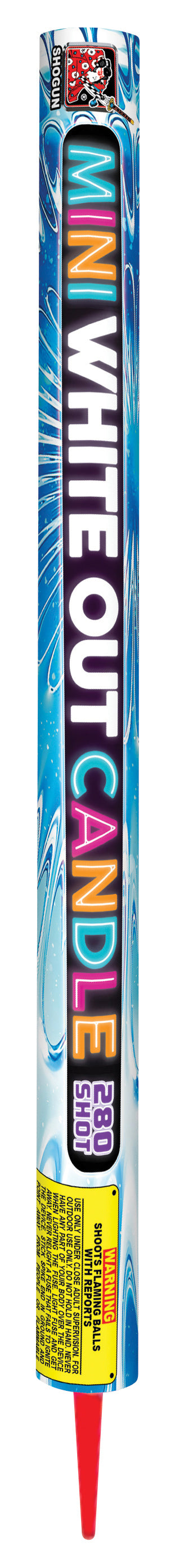 Mini White Out Candle – Rozzi Backyard Fireworks